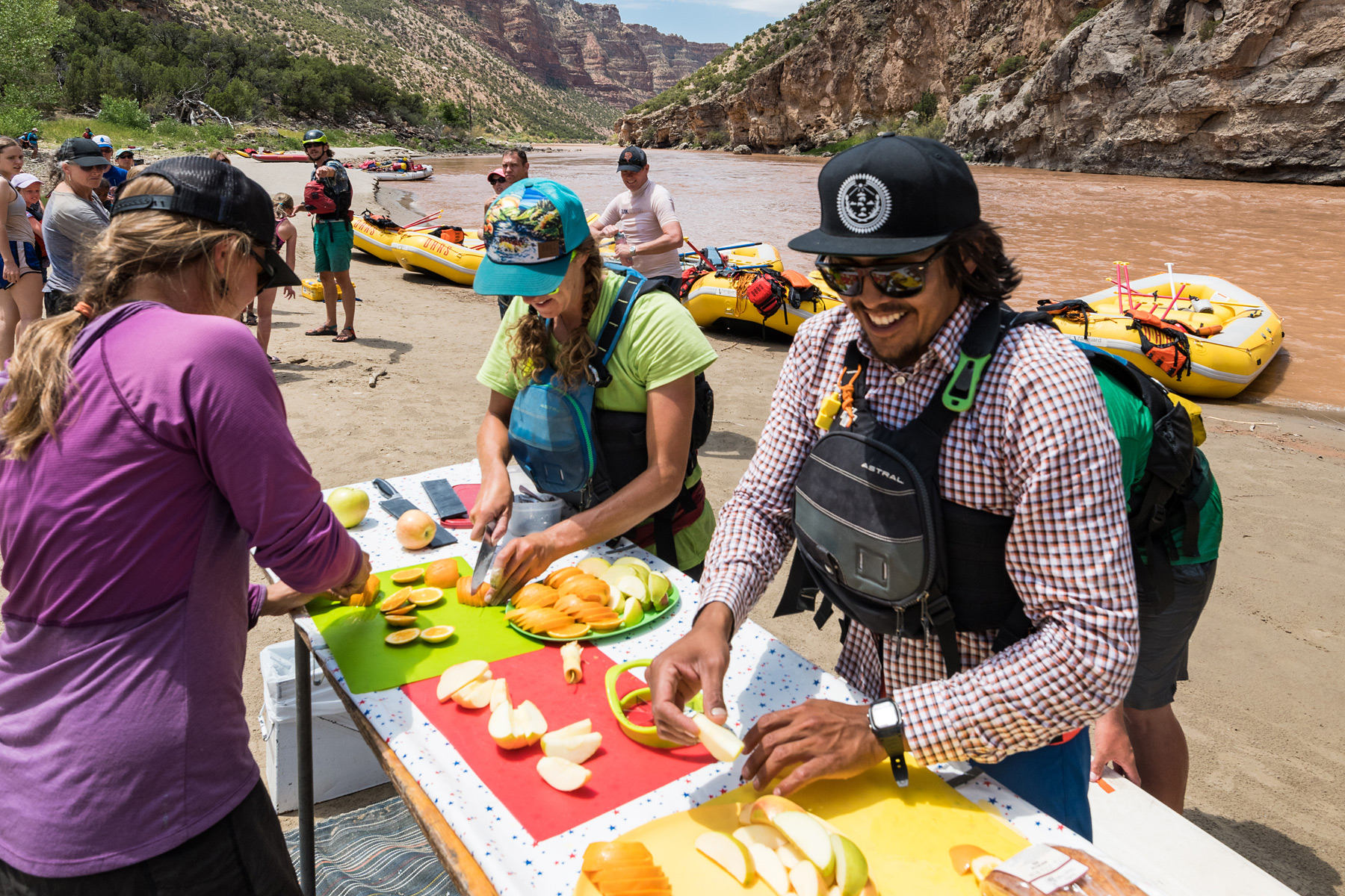 Utah Whitewater Rafting through Split Mountain Canyon - OARS