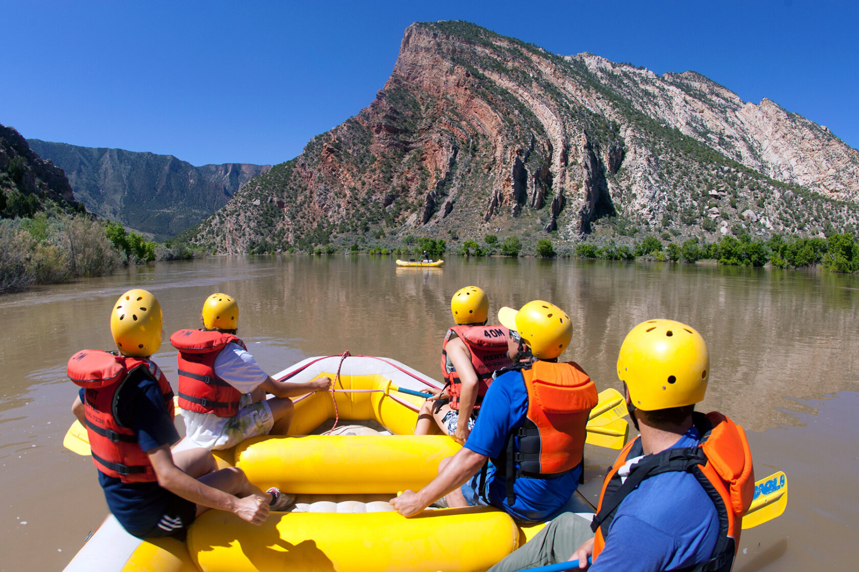 Utah Whitewater Rafting through Split Mountain Canyon - OARS