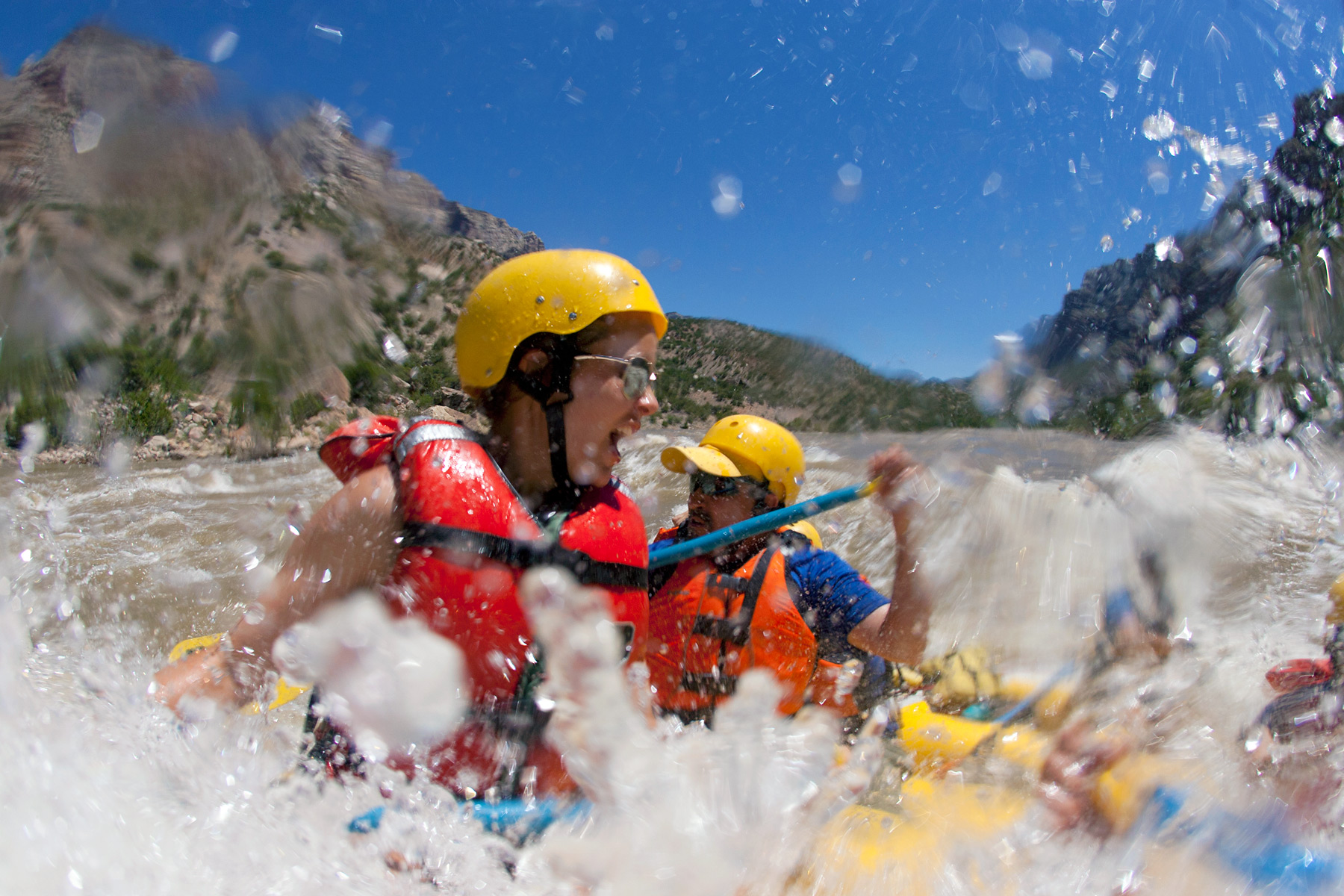 Utah Whitewater Rafting through Split Mountain Canyon - OARS